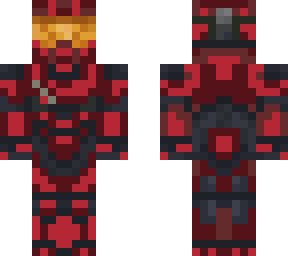 red spartan | Minecraft Skin