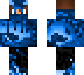Blue demon Boy | Minecraft Skin
