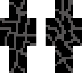 Black wall brick | Minecraft Skin