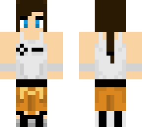 Chell-Portal | Minecraft Skin