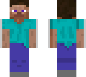 steve outer layer head | Minecraft Skin