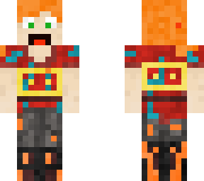 Crazy nether alex | Minecraft Skin