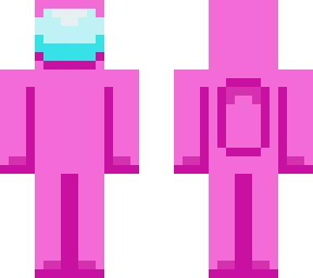 Pink Crewmate | Minecraft Skin