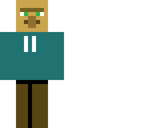 villager with blue jacket | Minecraft Skin
