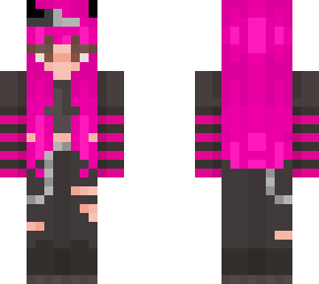 Hot Pink E Girl | Minecraft Skin