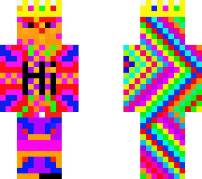 Rainbow Rob | Minecraft Skin