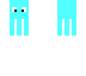 blue squid | Minecraft Skin