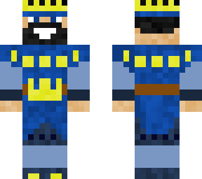 Clash Royale Blue King | Minecraft Skin