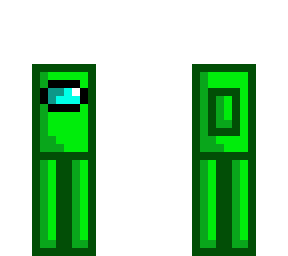 Crewmate green | Minecraft Skin