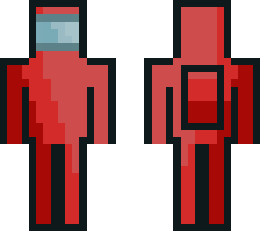 red among us red sus imposter crewmate | Minecraft Skins