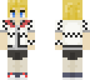 kingdom hearts roxas | Minecraft Skins