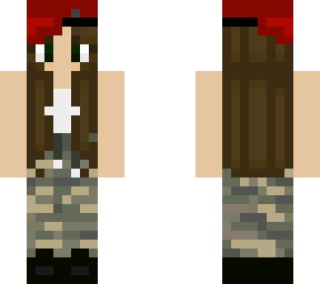 military girl | Minecraft Skins