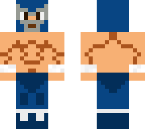 Luchador Mexico Blue Demon Minecraft Skins