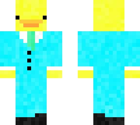 Blue Suit Duck | Minecraft Skin