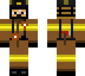 Firefighter Fire Gear | Minecraft Skin