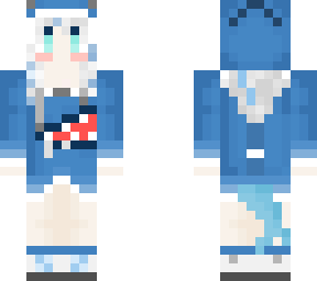 gura anime | Minecraft Skins