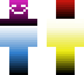 Happy Multi Fading Color Man | Minecraft Skin