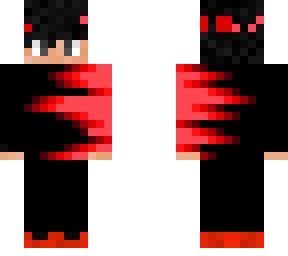red and black red black | Minecraft Skins
