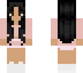 All prink aesthetic indian girl | Minecraft Skin