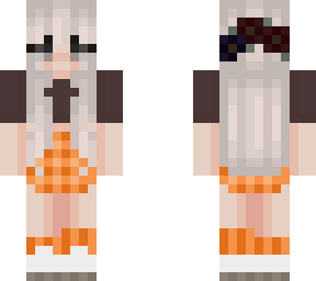 Cute Halloween Girl | Minecraft Skin
