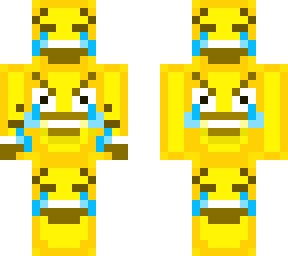 laughing crying emoji | Minecraft Skin