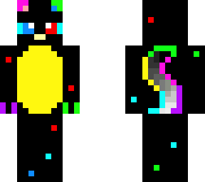 Rainbow cat | Minecraft Skin