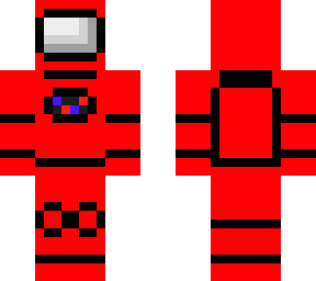 Red Crewmate (Among Us) | Minecraft Skin