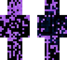 Corrupted purple wool skin | Minecraft Skin