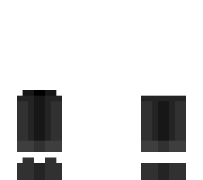 Pant base - Black jeans w/ dark gray shoes | Minecraft Skin