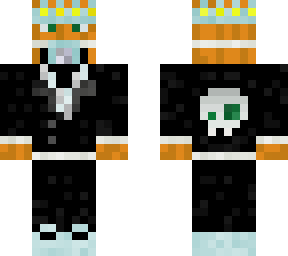 Drippy Pumpkin In A Tux | Minecraft Skin