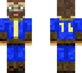 Geeky Fallout 76 Vault Dweller | Minecraft Skin