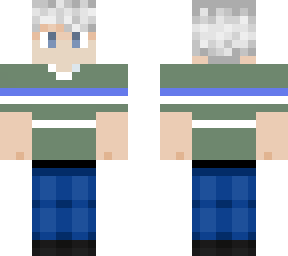 Man with grey hair | Minecraft Skin