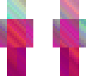 pink prismatic gradient | Minecraft Skin