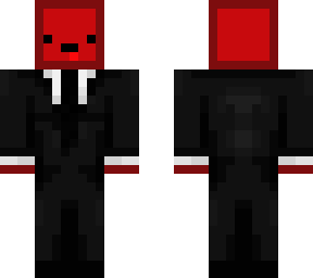 Red Derp with Suit | Minecraft Skin