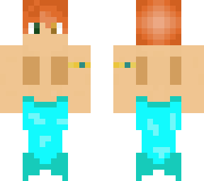 ginger merman | Minecraft Skins