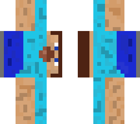 Sideways Steve | Minecraft Skins