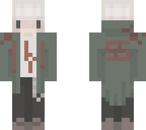 Derpy Nagito Komaeda (original by gamersevret) | Minecraft Skin