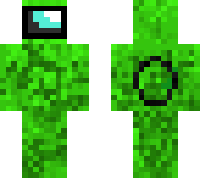 green crewmate | Minecraft Skin