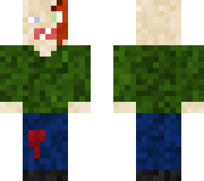 Jason (Part 3) unmasked axe wound | Minecraft Skin