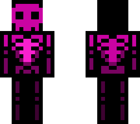 Pink Skeleton | Minecraft Skin