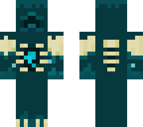 warden scary mob | Minecraft Skins