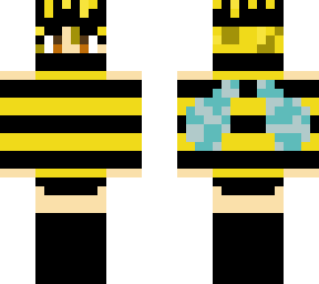 cute bee girl | Minecraft Skin