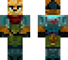 Fox Mccloud StarFox Zero | Minecraft Skin