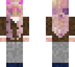 Girl with pullover | Minecraft Skin