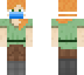 Alex with Mask | Minecraft Skin