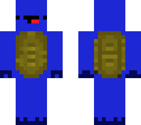 Blue Derpy Turtle | Minecraft Skin