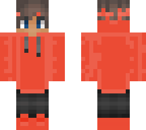 Cool RED Boy | Minecraft Skin