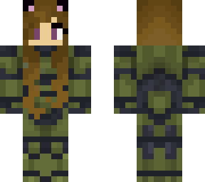 Female master chief | Minecraft Skin