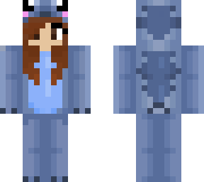Girl in stitch onesie | Minecraft Skin