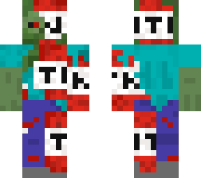 Half TNT Half Zombie | Minecraft Skin